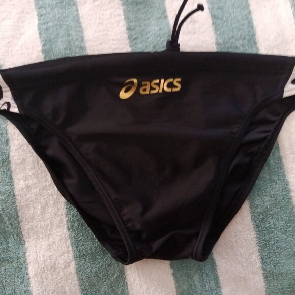 Asics | Swim | Vintage Asian Style Asics Black Competitive Swim Brief ...
